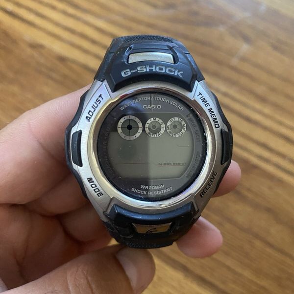 Casio G-Shock Wave Ceptor Tough Solar GW-500A Men's Watch Rubber Band ...