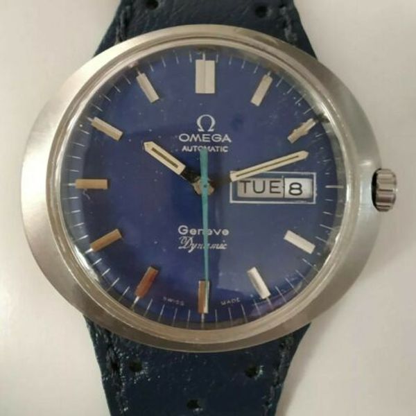 Vintage Omega Geneve Dynamic Automatic Calibre 752 Day Date S.Steel Men ...