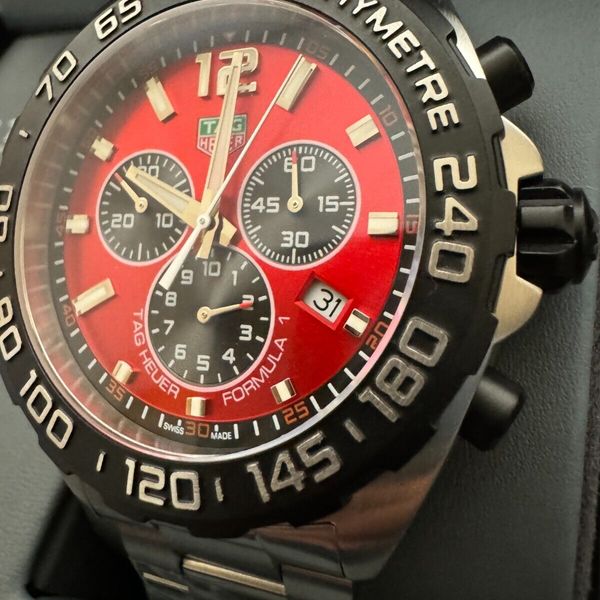 Unused TAG Heuer Formula 1 CAZ101AN.BA0842 43mm Chronograph Quartz ...
