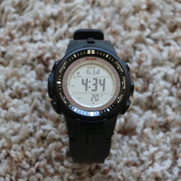 SOLD: Casio ProTrek PRW-3000-1JF Triple Sensor Solar Atomic | WatchCharts