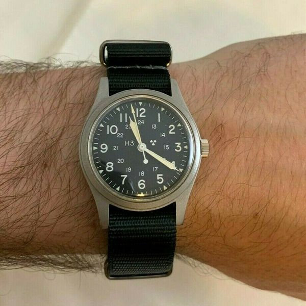 RARE Hamilton MIL-W-46374D 1988 Military Watch in Great Condition ...