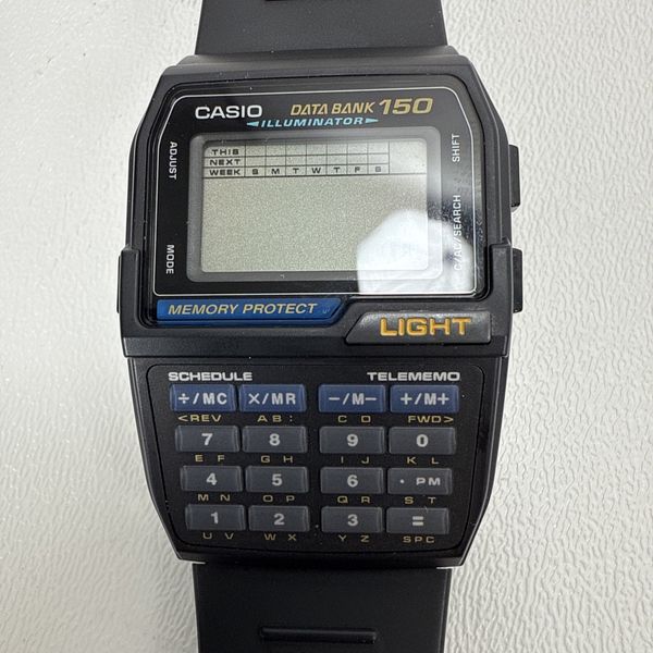 Casio DBC-150 Calculator Watch Vintage Digital Dead Battery ...