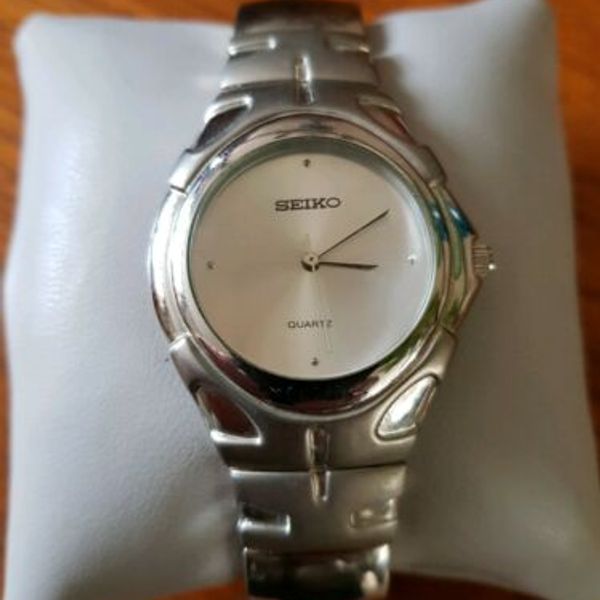 MENS SEIKO QUARTZ SPORTS BRACELET WATCH 5Y39 7010 NEW BATTERY FITTED 37 ...