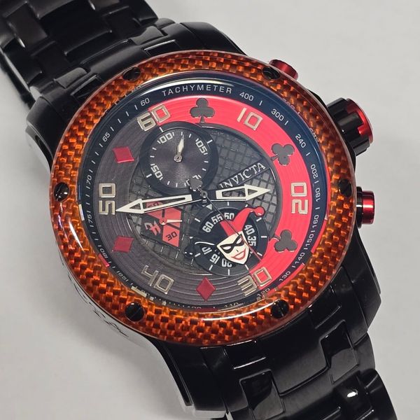 Invicta DC Comic 27058 Limited Edition Harley Quinn Stainless Watch ...