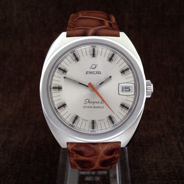 Legendary Enicar Sherpa Date Divers 200m Tough Dress Watch In EPSA ...