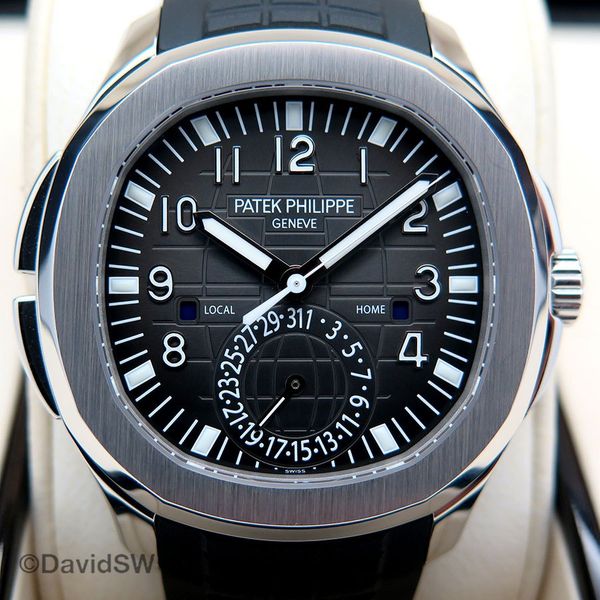 FS: Patek PHILIPPE 5164/A STAINLESS STEEL AQUANAUT TRAVEL TIME ...