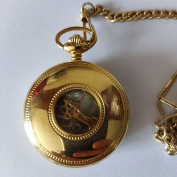 mens Gold Plated rotary pocket watch. In Working Order | WatchCharts ...