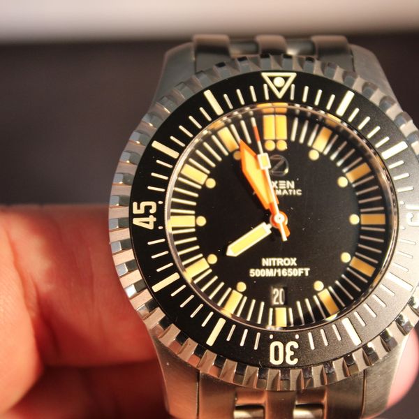 ZIXEN NITROX LS PROFESSIONAL DIVE WATCH, BLACK FACE LTD #48 of 300 in ...