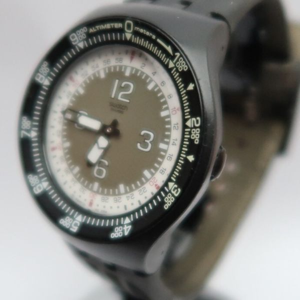 RARE SWATCH SNOWPASS ALTIMETER GENTS WATCH circa 2004 | WatchCharts ...