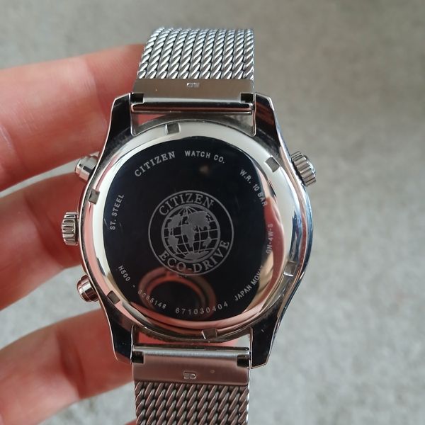 Citizen Eco-Drive H500 Chronograph Date Watch 100m Solar Full Set ...