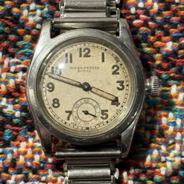 Vintage Rolex Oyster Royal WW2 Military Watch | WatchCharts Marketplace