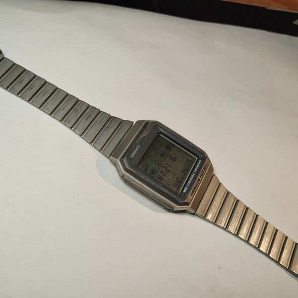 Vintage Casio VDB 200 "touch cal" Watch for parts or repair ...