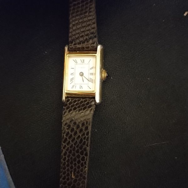 Vintage Gold Tank Rectangular Timex Womenâ s Watch (Dead Battery ...