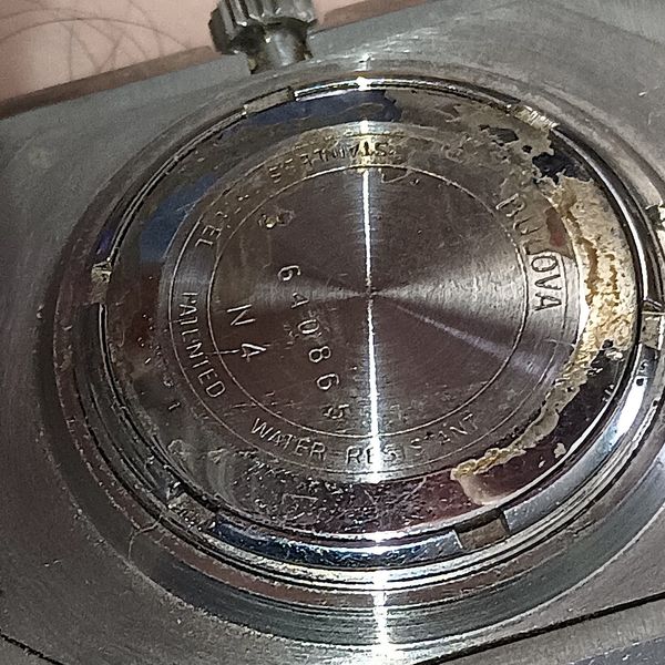 Vintage 1974 (N4) Bulova Accutron Watch Octagonal "Royal Oak" Style Day ...