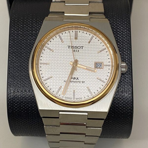 TISSOT PRX POWERMATIC 80 AUTOMATIC SILVER DIAL T137.407.21.031.00 MEN'S ...