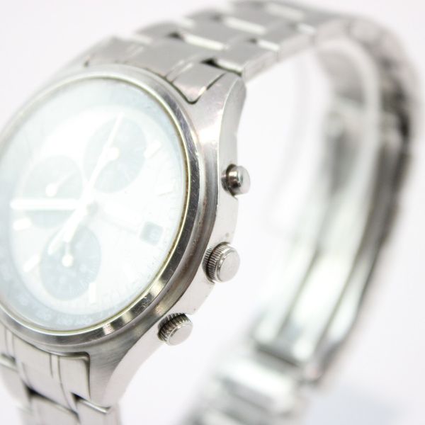 Seiko Panda Chronograph Watch Quartz Working | WatchCharts Marketplace