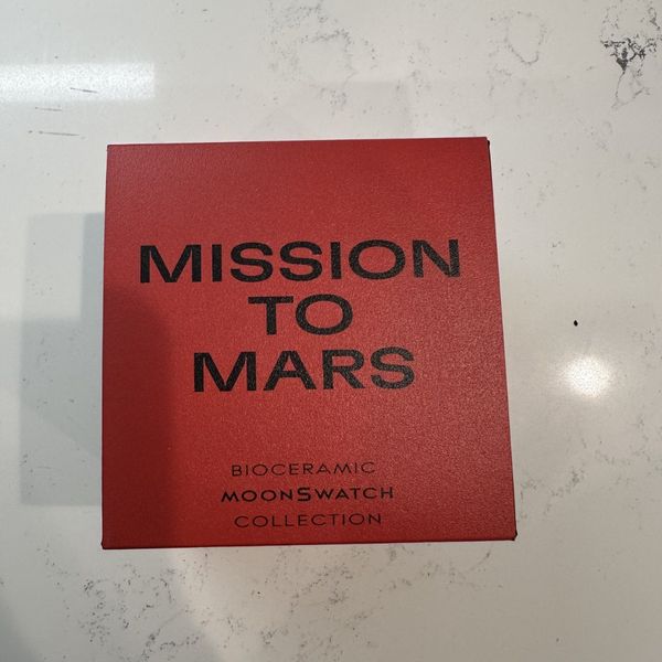 OMEGA x Swatch MoonSwatch Mission to Mars Bioceramic Watch ...