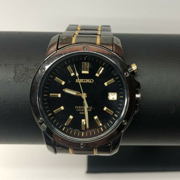 Seiko Perpetual Calendar Men's Watch Model 6A32-00B0 | WatchCharts ...