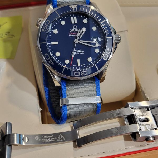 [WTS/WTT] Omega Seamaster SM300 SMPc Blue non wave 41mm dial, box and ...