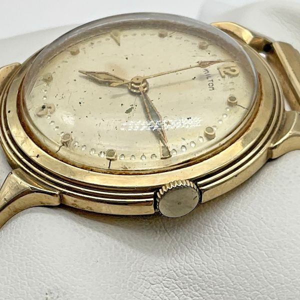 Vintage Menâ s Hamilton 735 Storm King IV Gold Filled Watch ...