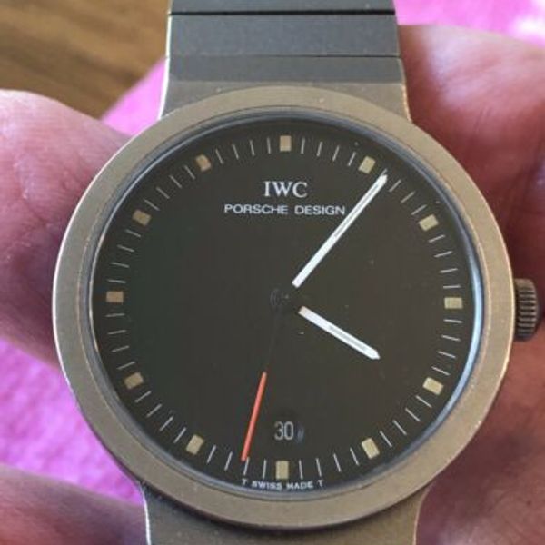 IWC Porsche Design Watch. Titanium Case and Bracelet. 3335 Swiss Quartz ...