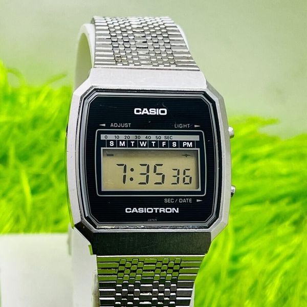 Vintage 70's Casio CASIOTRON 49CS-25 LCD Digital Quartz Men's ...