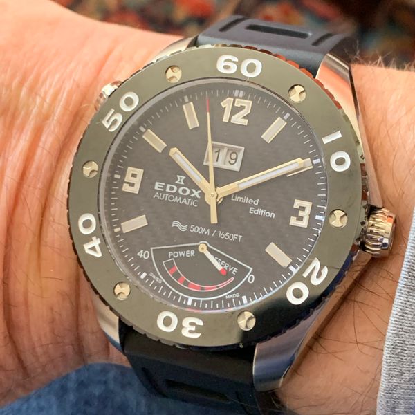 FSOT: EDOX Edox - Class 1 "Spirit of Norway" LE Automatic Diver 500m ...