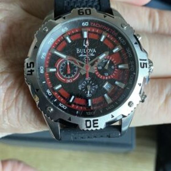 Bulova marine star Chronograph watch For Men | WatchCharts Marketplace