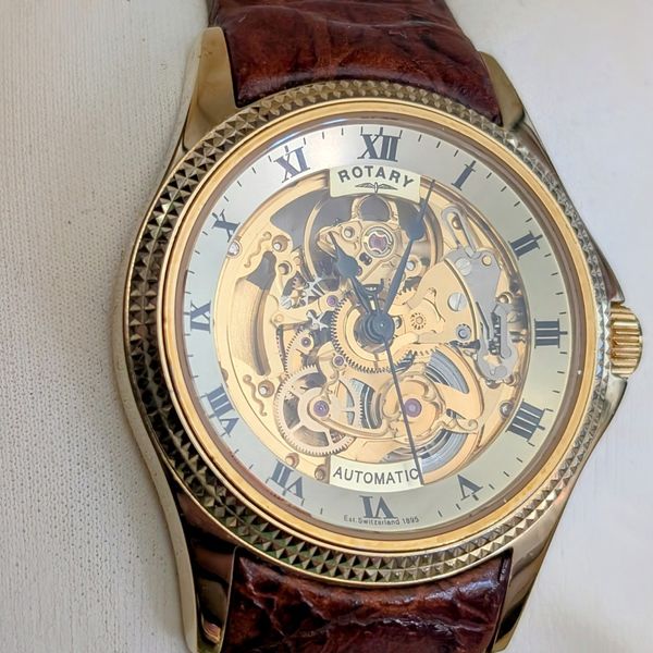 Mens Limited Edition Rotary Skeleton Watch (No.207/500) | WatchCharts ...