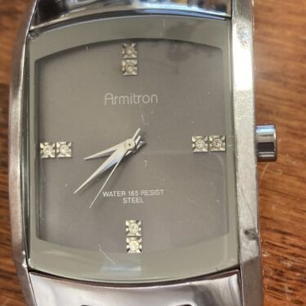 Mens Armitron Quartz Y121E/3 Stainless Steel Watch, 20/4507DS, Water ...