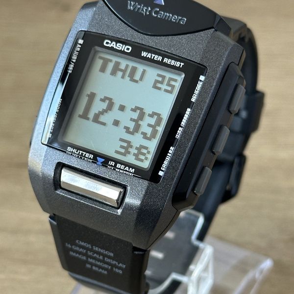 Vintage Casio WQV-1 Wrist Camera Mens Watch - Working | WatchCharts ...