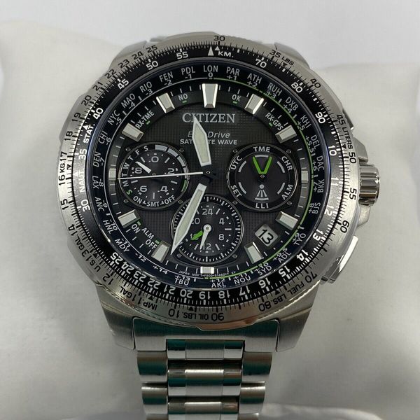 Citizen Eco-Drive Promaster Navihawk GPS Satellite Wave Men's Watch ...