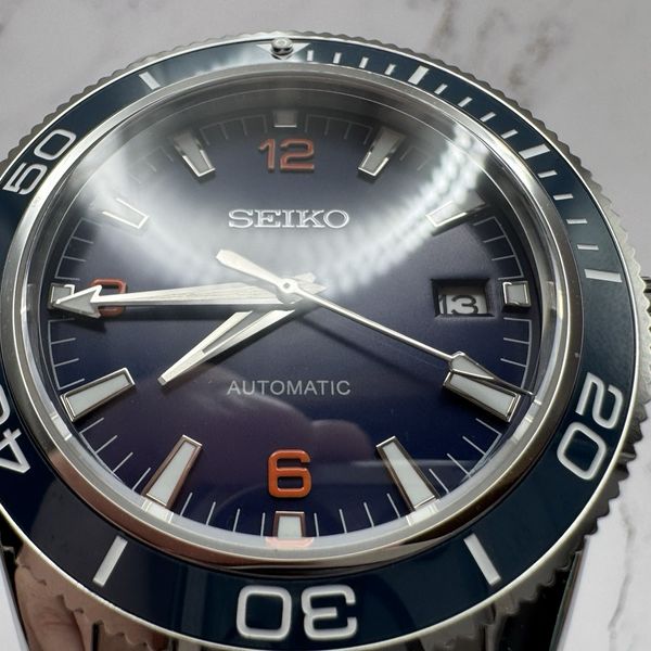 Brand New Seiko Diver Mod Automatic NH35 Navy Blue Seamaster Style ...