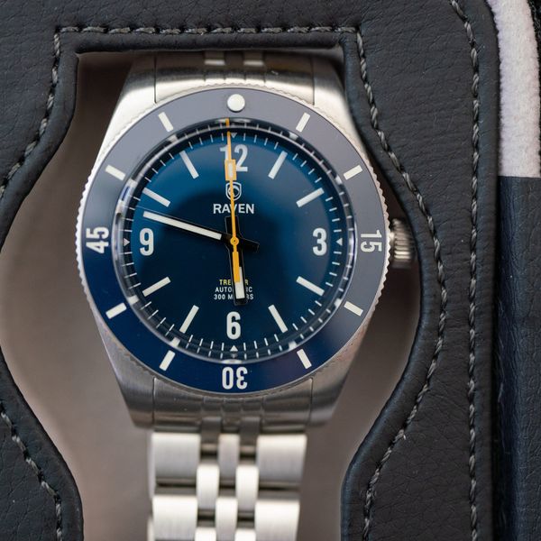 [$450 USD] FS: Raven Trekker Blue Dial Yellow Accents | WatchCharts ...