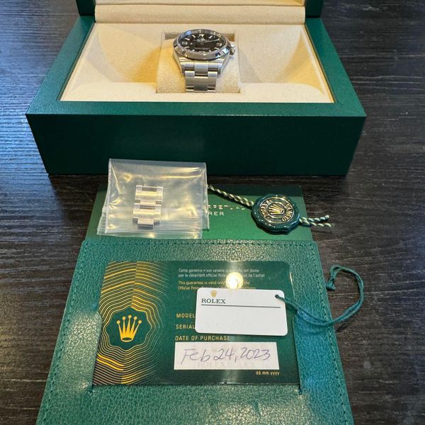 [WTS] 2023 Rolex Explorer 124270 36mm *FULL SET* | WatchCharts Marketplace