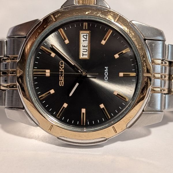 Seiko Essentials Men's Two Tone Stainless Steel Watch - SUR356 ($265 ...