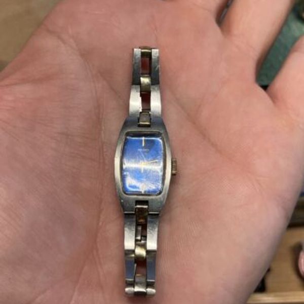 Seiko vintage blue 11-1629t ,11-7509 dual tone stainless Womens watch ...