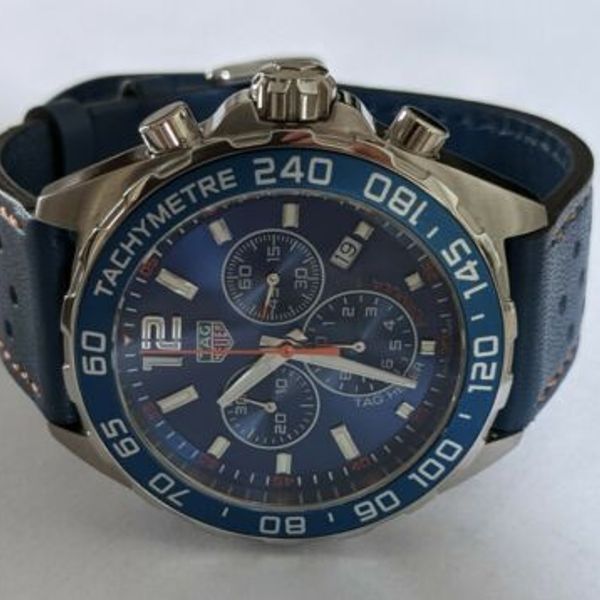Tag Heuer Formula 1 chronograph blue, CAZ1014 | WatchCharts Marketplace