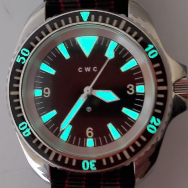 [$2,100 USD] CWC RN Diver 1980 Reissue | WatchCharts Marketplace