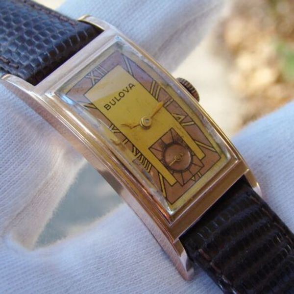 DECO 1940 Bulova Minuteman Curvex Menâ s Wrist Watch | WatchCharts ...