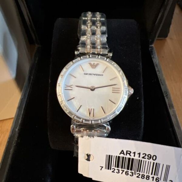 Emporio Armani Womenâ s Watch With Certificate Of Authenticity Ar11290 ...