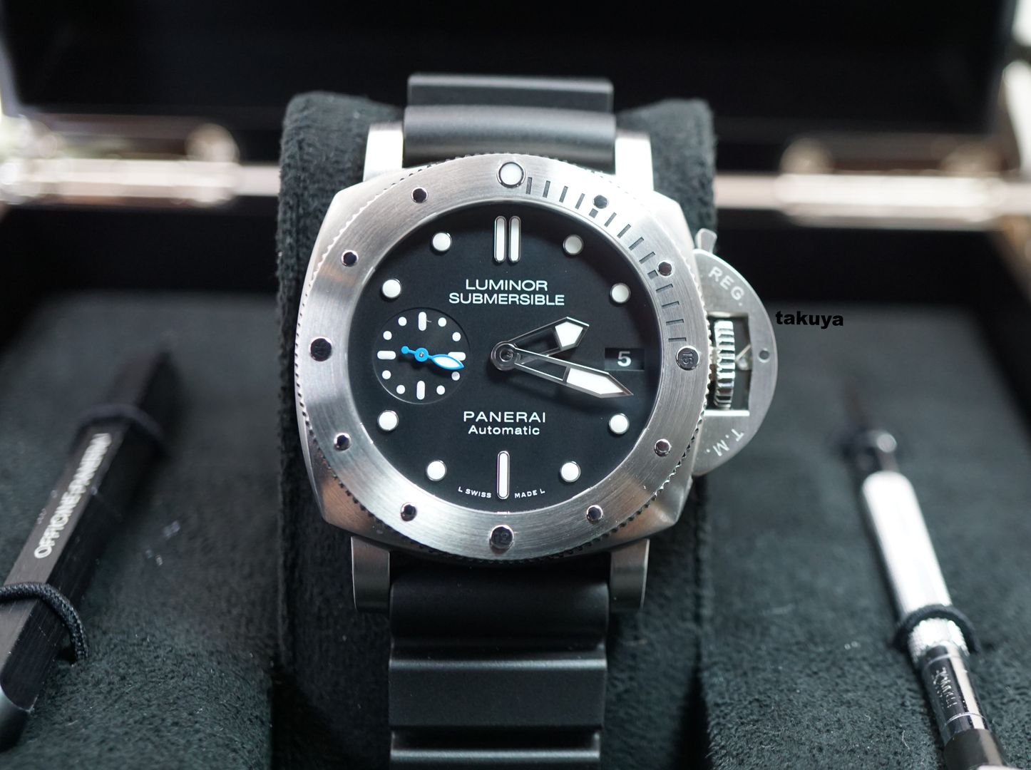 FSOT:Panerai PAM 682 LUMINOR SUBMERSIBLE 1950 42MM STEEL 3 DAYS T ...