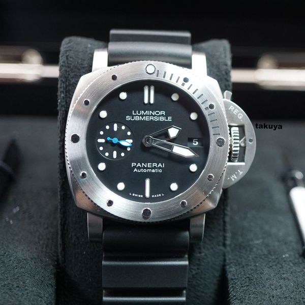 FSOT:Panerai PAM 682 LUMINOR SUBMERSIBLE 1950 42MM STEEL 3 DAYS T ...