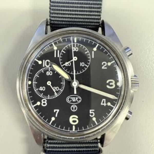 CWC RAF Pilots Mechanical Chronograph Watch - Valjoux 7765 ...