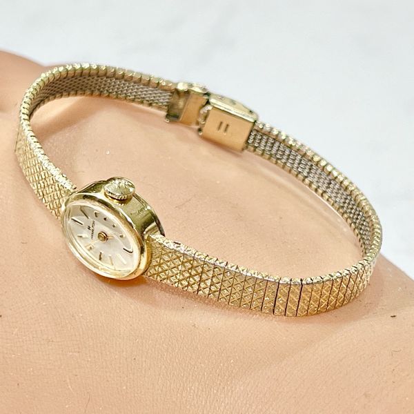 Vintage Gold/Silver Tone Hamilton 10K Gold Filled Mechanical Watch ...