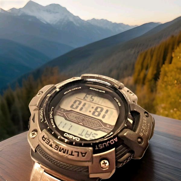 Casio Illuminator SGW-300H Altimeter Barometer Men's Watch Outdoor Wristwatch | WatchCharts ...