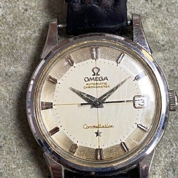 OMEGA Constellation date 168.005 pie pan dial Cal.561 Automatic Men's | WatchCharts Marketplace