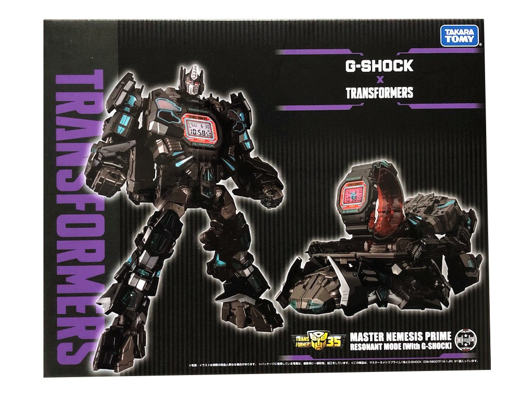 G-SHOCK TRANSFORMERS Master Nemesis Prime Resonant Mode G-SHOCK Set ...