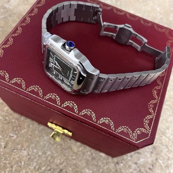 Cartier Santos de Cartier Hunter Green Face | WatchCharts Marketplace