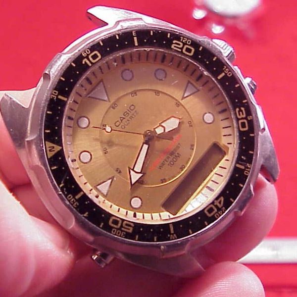 Casio Arnie AMW-320D Ana/Digi Men's WRISTWATCH Alarm Chronograph NOT ...